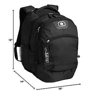 OGIO 411042-BLACK 17" Laptop Mac Book Rogue Backpack, Black