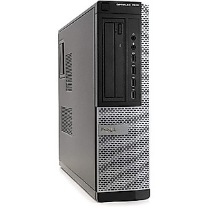 Dell Optiplex 7010 Business Desktop PC - Intel i5, 16GB Ram, 2TB HDD, Windows 10 Pro 64bit, New 24 Monitor, RGB Productivity Bundle (Renewed)