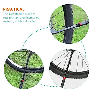 BESPORTBLE Bicycle Kickstand Kids Bicycles Kickstand for Bicycles for Adults Bike for Kids Foldable Bike Kick Stand Bikes Electric Bike Accessories Mountain Bike Kickstand Aluminum Alloy