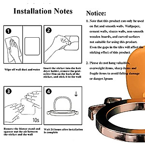 CARURLIFF Small Foldable Hair Dryer Holder Wall Mounted Cute Blow Dryer Rack No Drill Organizer for Bathroom (Green)