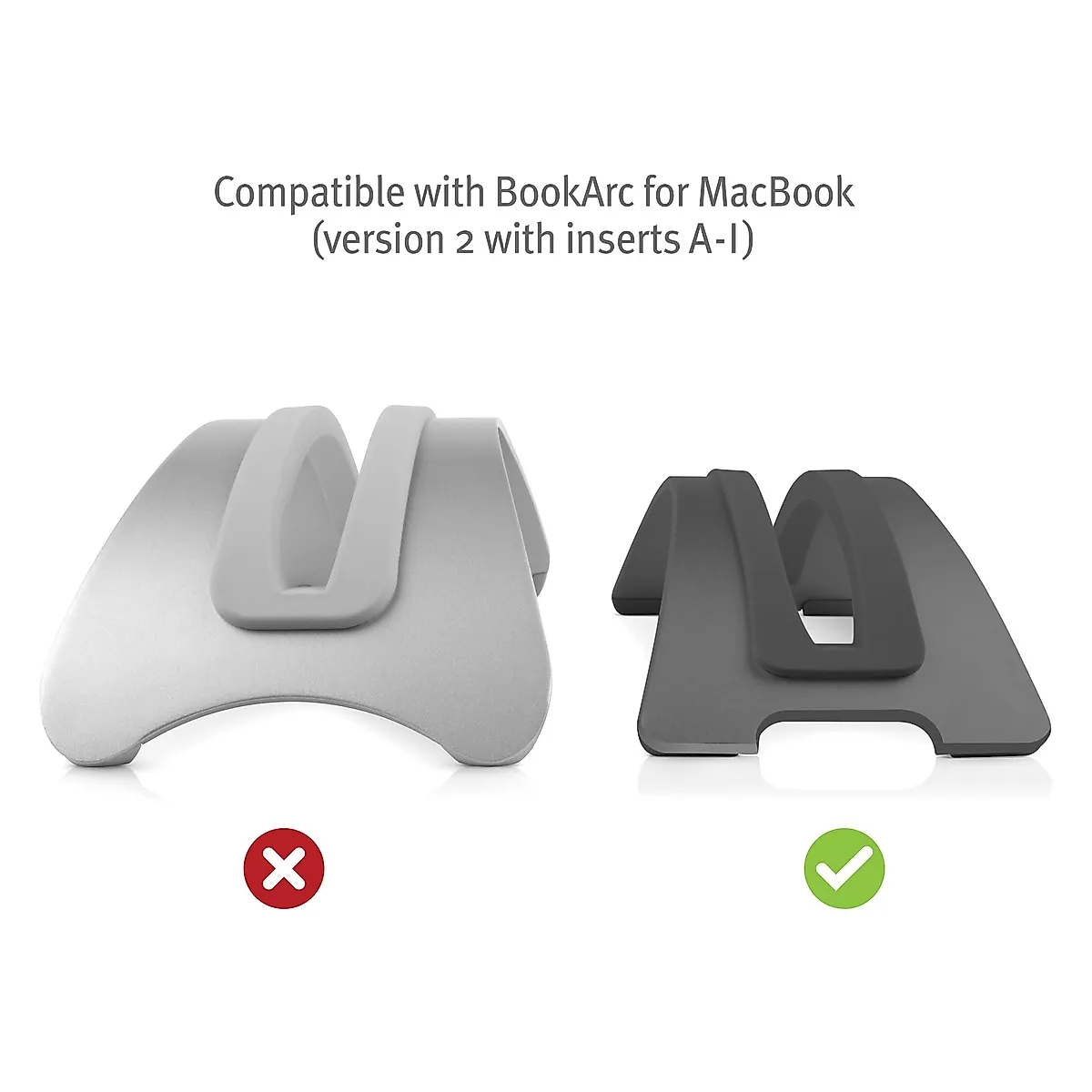 Twelve South Insert I for 13" MacBook Air M2, 2022 and 15" MacBook Air M2, 2023, Space Grey