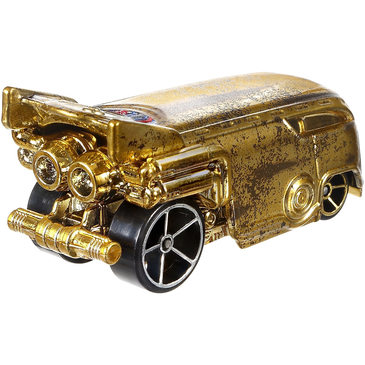 Hot Wheels Star Wars Rogue One Battle Damaged C-3P0 and R2-D2 Character Car (2-Pack)