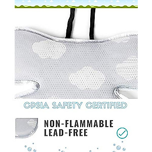 Agibaby Stroller Liner Cool Seat Cover | Pad| Insert for Universal Car Seat & Stroller - (Toddler Cloud 3D Mesh Handmade)
