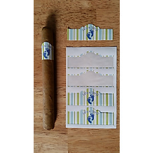 It's a BOY! (Baby Feet) 20 Pack of Self-Adhering Cigar Bands / Labels
