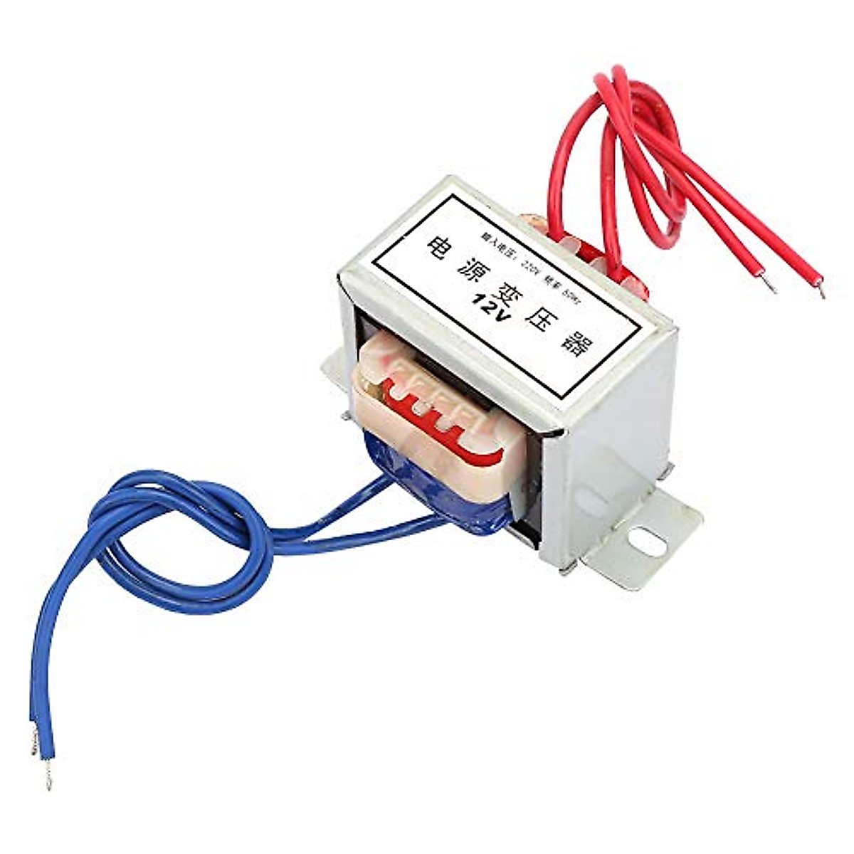 EI Power Transformer Stable Single Power Transformer Vacuum Impregnated Insulation Varnish Nylon Core for Electronic