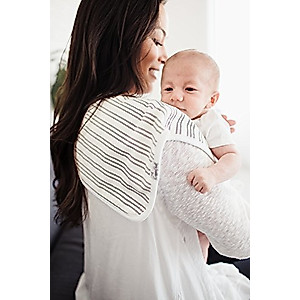 Copper Pearl Baby Burp Cloth Large 21''x10'' Size Premium Absorbent Triple Layer 3-Pack Gift Set “Chip Set