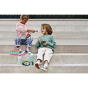 Mepal - Fruitbox Campus - Snack box for kids - Dishwasher and microwave safe - BPA free - 300 ml - Leopard