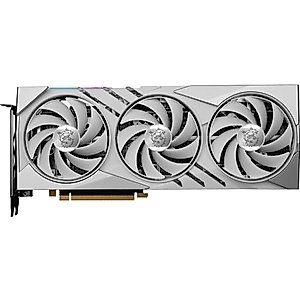 MSI Gaming GeForce RTX 4060 Ti 16GB GDRR6 Boost Clock: 2685 MHz 128-Bit HDMI/DP Nvlink TORX Fan 4.0 Ada Lovelace Architecture Graphics Card RTX 4060 Ti Gaming X Slim White 16G