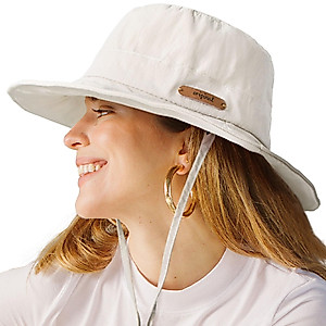 SOMALER Sun Hats for Women Wide Brim UPF50+ Outdoor Beach Hat Packable Summer Fishing Hiking Hat