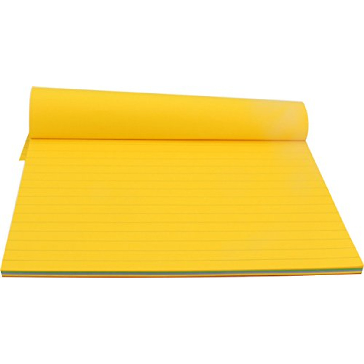 4A Super Sticky,6 x 8 Inches,Extra Bright Color Assorted,Lined,Self-Stick Notes,50 Sheets/Pad,4 Pads/Pack,200 Sheets/Pack,4A 608S-Lx4