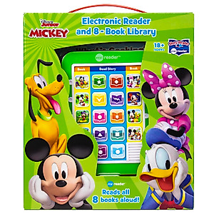 Disney Mickey Mouse - Me Reader Electronic Reader and 8 Sound Book Library - PI Kids