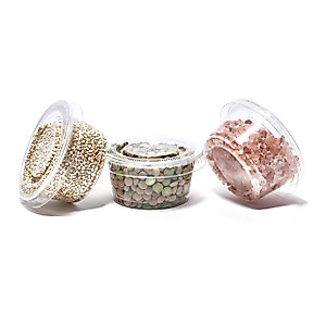 Disposable 2 oz. Plastic Portion Cups with Lids (100-Count) Jello Shots, Condiments, Samples, Sauce, Souffle | BPA Free, Food-Grade Safe | Clear, Ecofriendly, Recyclable