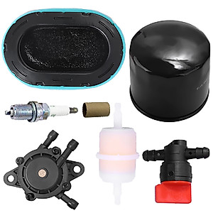 Anxingo 32 883 09-S Air Filter with Fuel Filter Pump for Kohler KT610 KT620 KT715 KT725 KT730 KT735 KT740 KT745 19HP-26HP Engine MTD Lawn Mower Stens 102-036 Kohler 7000 Series Engine 32 083 09-S1