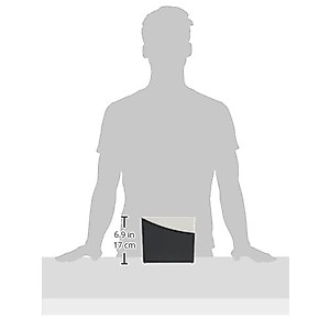 Hutzler Cutlery Drainer with Knife Slots, Gray