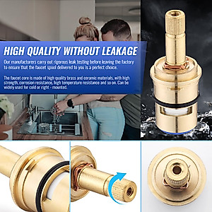 Faucet Cartridge Replacement for Danze DA507072W, Kitchen Faucet Stem Replacement Parts Round Ceramic Disc Cartridge (DA507072W)