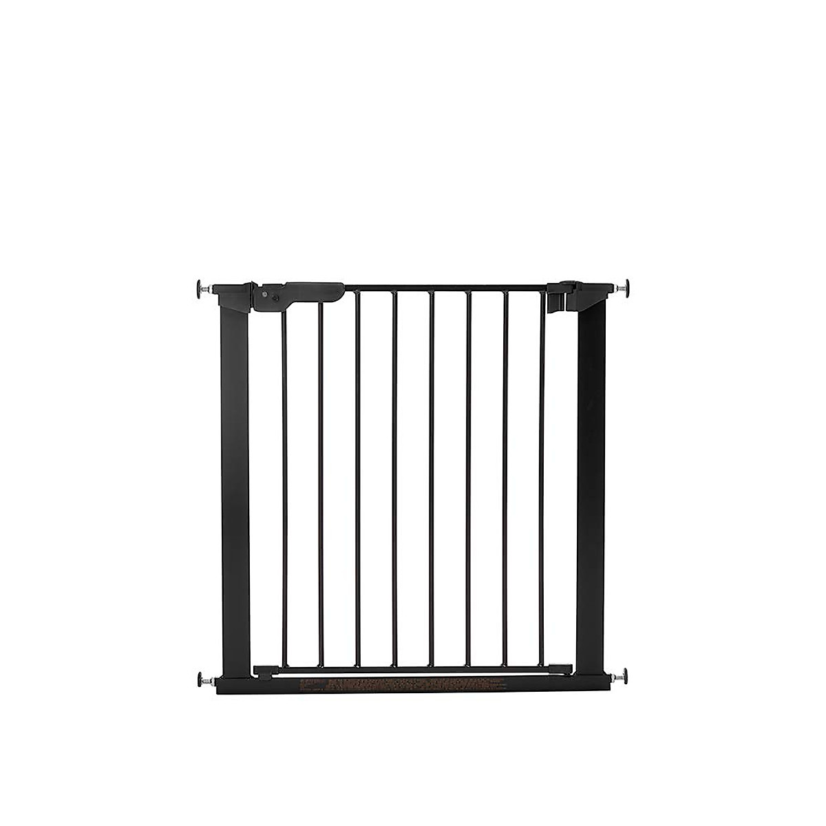 BabyDan Premier True Pressure Fit 28.9-36.7 Inch Doorway Stairway Safety Baby Gate, Black