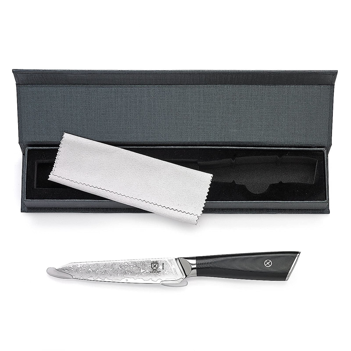 Mercer Culinary M13790 Premium Grade Super Steel, 5-Inch Utility Knife, G10 Handle