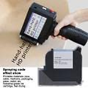 Hilitand Handheld Inkjet Printer Cartridge Replacement 25.4mm Black 42ml Portable Ink Cartridge for Industrial Office Use