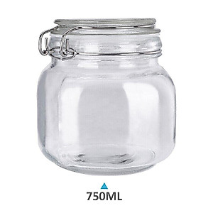 SensaitiN 750/Glass Cereal Container with Lid MytriH Storage containers Kitchen accessories Organization and storage Kitchen storage Storage and organization Cereal container