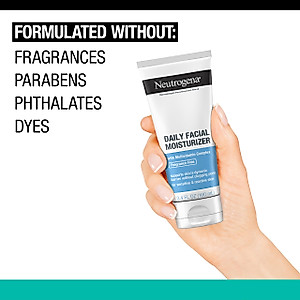 Neutrogena Ultra Gentle Daily Foaming Facial Cleanser, 16 fl. oz, Daily Facial Moisturizer, 3.4 fl. oz, Non-Comedogenic Skincare for Sensitive Skin, 2 Items