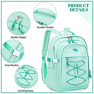 MIRLEWAIY Children School Bag Laptop Backpack Teen Girl School Backpack Women Bookbag Student Daypack with Planet embroidery, Taro purple