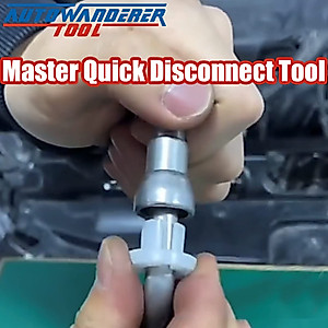 Fuel Line Disconnect Tool Set - Master Quick Disconnect Tool for AC Fuel Line System, Red