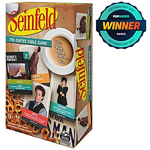 Seinfeld TV Show, The Coffee Table Board Game, Fun and Hilarious Adult Party Game for Ages 12 and up