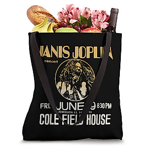 Janis Joplin In Concert Tote Bag