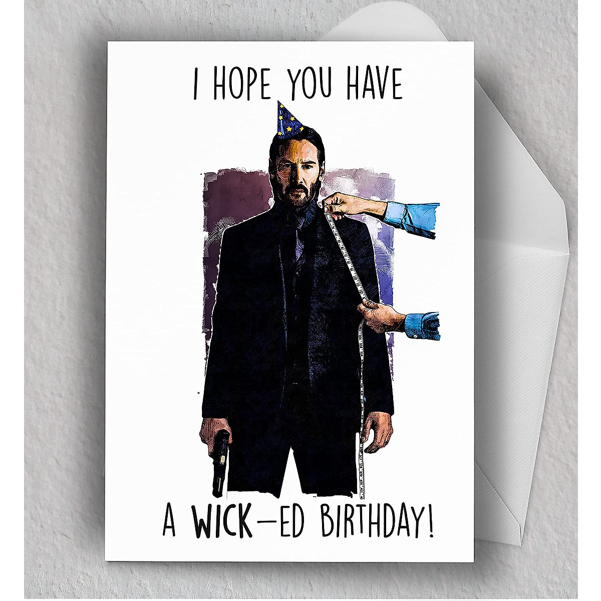 A Wicked Birthday Card | Badass Birthday Card for Boyfriend | Husband | Blank Card