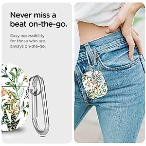 Olytop for Airpods 3rd Generation Case Flower, Cute Ladybugs Airpods 3 Case Cover Hard Skin Protective Cover Women Girl with Keychain for Apple Airpods 3 Gen Case - Flower/Cactus