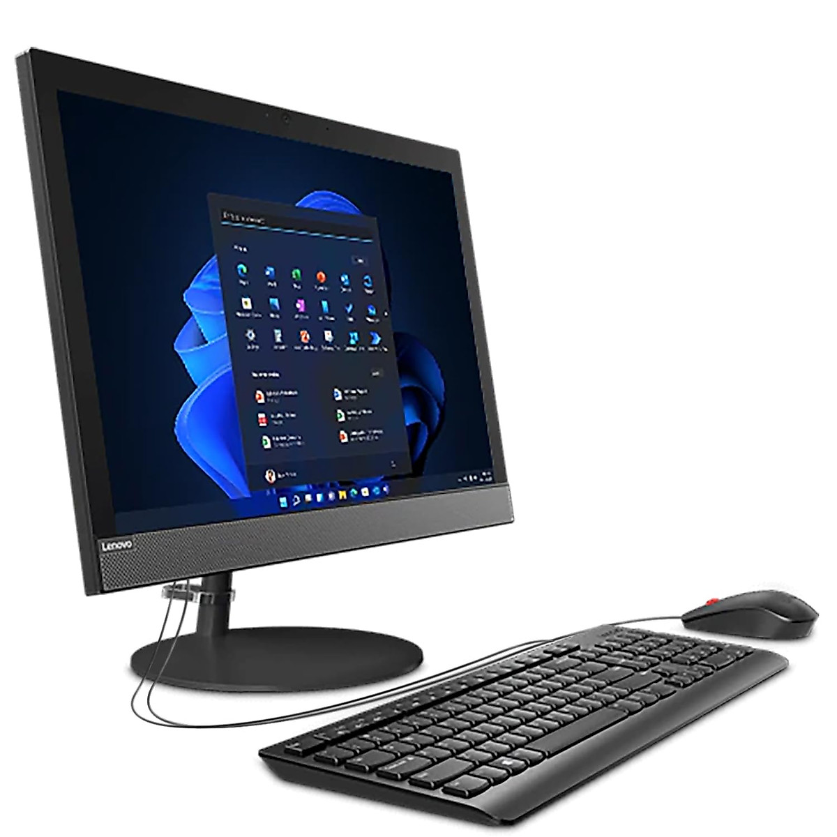 Lenovo IdeaCentre A340 23.8" FHD Business Touchscreen All-in-One AIO Desktop Computer, Intel 4-Core i3-9100T (Beats i5-7400t), 4GB DDR4, 128GB PCIe SSD, Windows 10 Pro, BROAGE 64GB Stylus Flash Drive