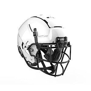 Schutt Sports F7 LX1 Youth Football Helmet (Facemask NOT Included), White, Medium