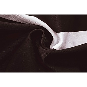 Makroyl Women's Musical Uniform Fancy Dress Complete Outfit High School Cheerleader Costume (White/Black, X-Large)