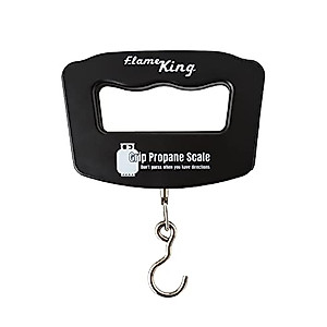 Flame King Propane Tank Digital Scale for 5LB, 10LB, 20LB, 30LB, 40 LB Propane Tanks