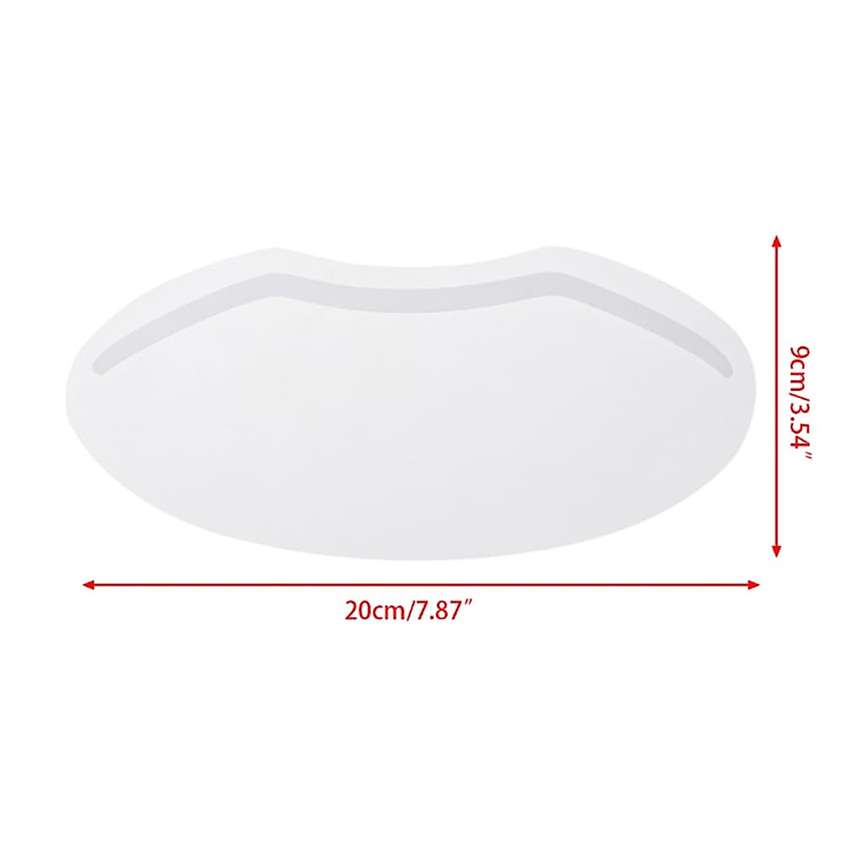 LWBTOSEE Clear Disposable Face Shield, for Shower Haircut Hairspray and Eyelash Extensions Eye Eyebrow Eyelid Surgery Aftercare (100 PCS)