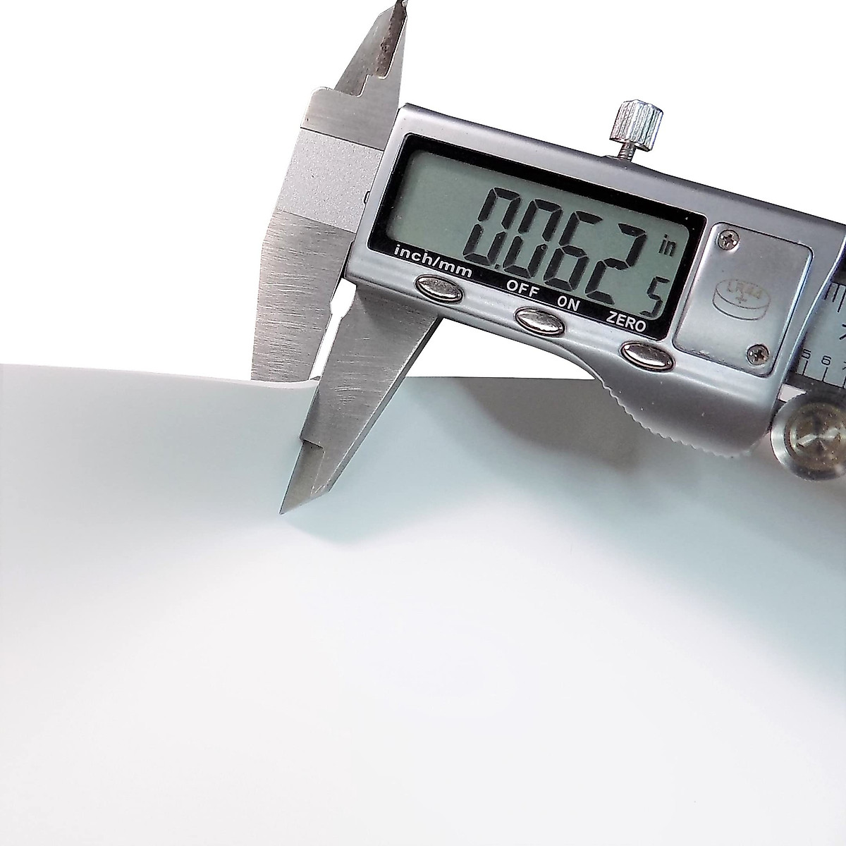 White Silicone Rubber Sheet, 60A Duro, 1/16 x 9 x 12 Inch, Food Grade, Made in the USA, No Adhesive Backing, High Temp Heavy Duty for Gaskets DIY Food Covers Lids Sealing Material Pads Oven Protection