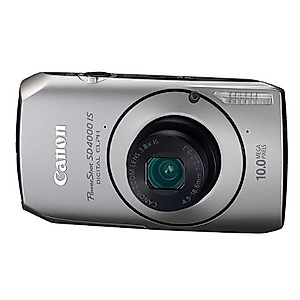 Canon PowerShot SD4000IS 10 MP CMOS Digital Camera with 3.8x Optical Zoom and f/2.0 Lens (Silver)