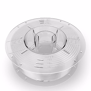 SainSmart PRO-3 Tangle-Free Premium 1.75mm PETG 3D Printer Filament, Clear PETG, 2.2 LBS (1KG) Spool, Dimensional Accuracy +/- 0.02mm