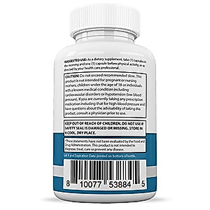Justified Laboratories Glucotrust Max 1295MG Formula Supplement Pills 60 Capsules