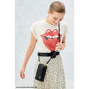 Bandolier Expanded Zip Pouch - Black/Gold - Phone Case & Strap Sold Separately