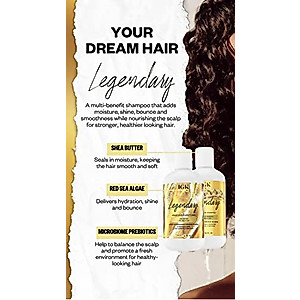 IGK LEGENDARY Dream Hair Conditioner | Healthy + Hydrated + Shine | Vegan + Cruelty Free | 8 Oz