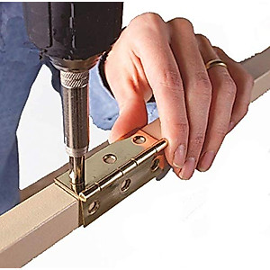 Yakamoz 4PCS HSS Door Self-Centering Hinge Hole Opening Drill Bit Set, 5/64", 7/64", 9/64", 11/64"