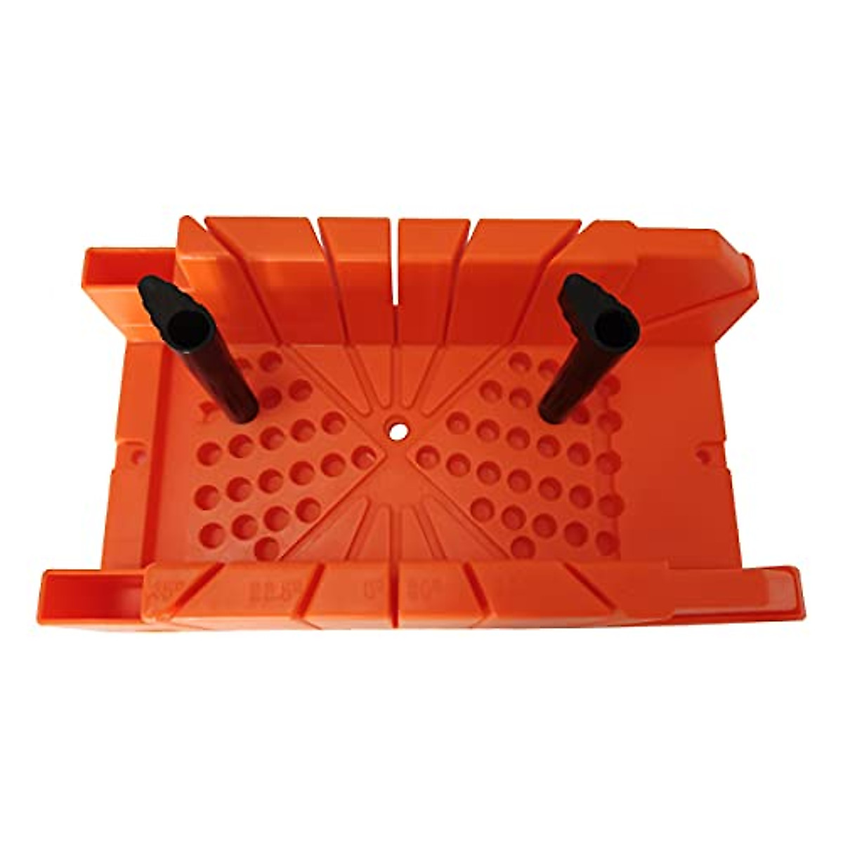 ACEgoes 12" Miter Box with Saw Included, Reinforced Steel Back Saw for Accurate Cutting, Preset 90 Degree 45 Degree 22.5 Degree and 0 Degree Cuts, 4-1/2in x 3in (width x Height) Cutting Capacity