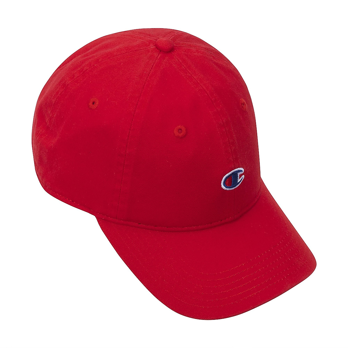 Champion Unisex Adult Ameritage Dad Adjustable Cap Headband, Medium Red, One Size US