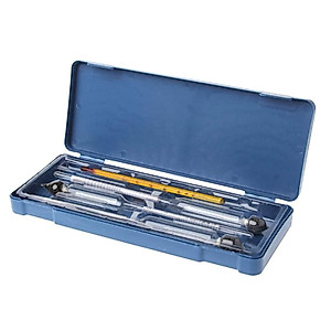 3Pcs/Set 0-100% Hydrometer Alcoholmeter Tester Set Alcohol Concentration Meter + Thermometer -B119
