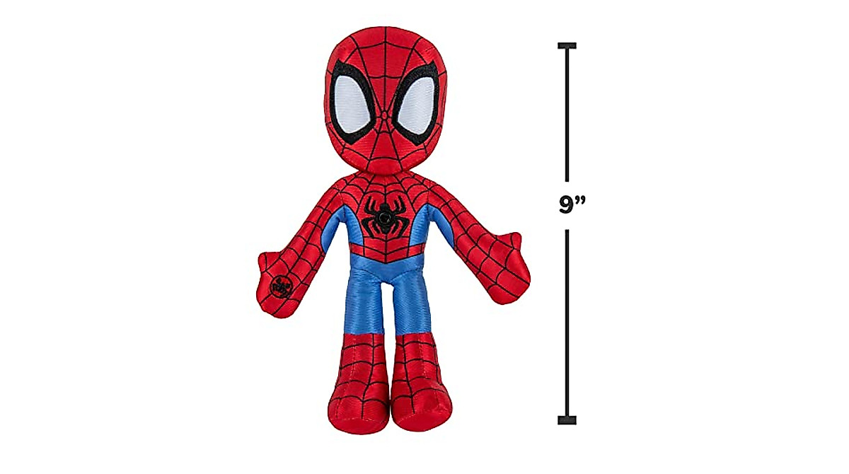 Spidey and His Amazing Friends Web Flash Spidey Plush - Light Up Signal Toy