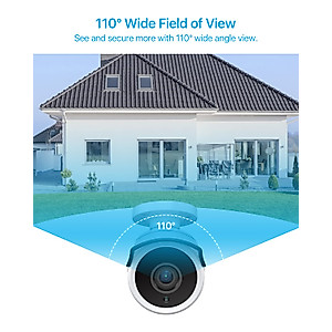 ZOSI 2MP 1080P HD-TVI CCTV Home Security Camera with Audio, Built-in Mic, 120ft IR Night Vision, C289 1080P WiFi Pan/Tilt Outdoor Security Camera, Color Night Vision,2-Way Audio