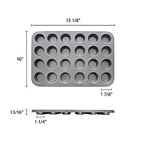 Thunder Group 24 CUP MUFFIN PAN - NON STICK - SMALL CUP