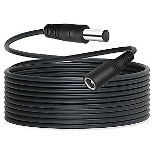 Igreeman DC Power Extension Cable, Male to Female DC Barrel Jack 5.5mm x2.1mm Extension Cord, 10ft 18AWG Pure Copper Wires, 2-Pack, 5-48V,5A:for CCTV Surveillance, Led Lighting, Solar Pannel and More