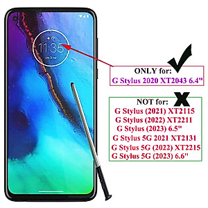 Ubrokeifixit for Moto G Stylus Pen,Stylus Pen,Touch Pen Replacement for Motorola Moto G Stylus 2020" 6.4" XT2043 XT2043-4(NOT for Moto G Stylus 2021") (Moto G Stylus 2020/Black)